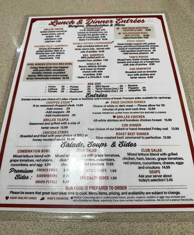 The menu reads like a greatest hits album of comfort classics &ndash; Swedish specialties mingle with American diner favorites at prices that won't break the bank.