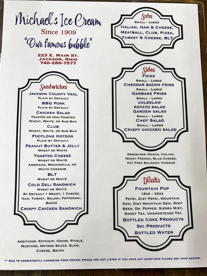 The menu reads like a greatest hits album of American classics &ndash; from legendary bubbles to sandwiches that would make any deli proud.