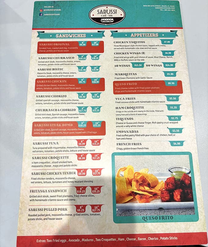 This menu reads like a greatest hits album, with every option promising to deliver satisfaction beyond your wildest dreams.