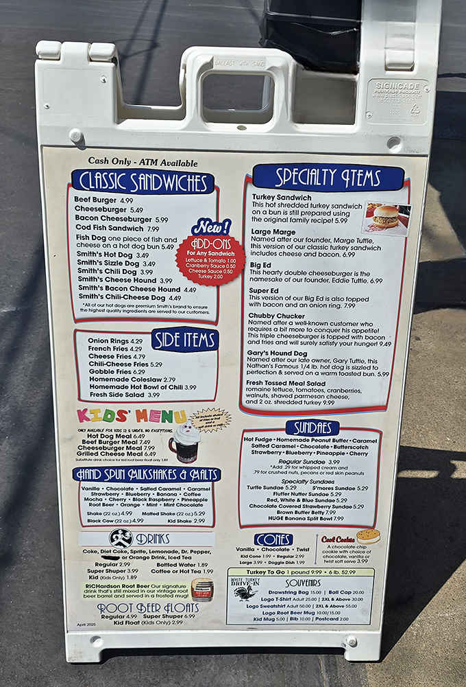 The menu board reads like a family album &ndash; each sandwich named after founders and family members who perfected these recipes decades ago.