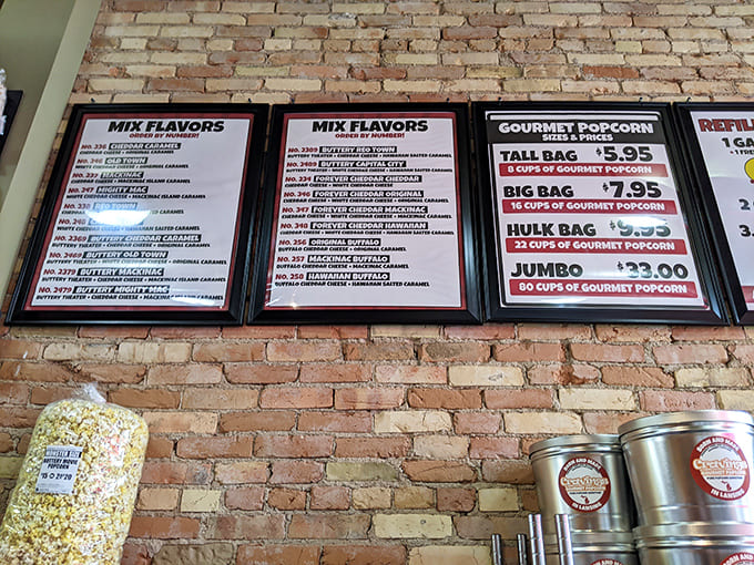 This menu board reads like a choose-your-own-adventure novel, except every choice leads to happiness and there are no wrong answers, only delicious ones.