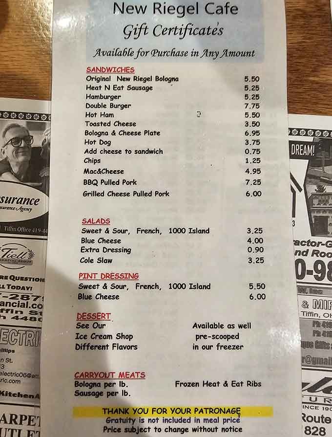 This menu reads like a love letter to Midwestern comfort food, from pulled pork to mac and cheese to those famous ribs.