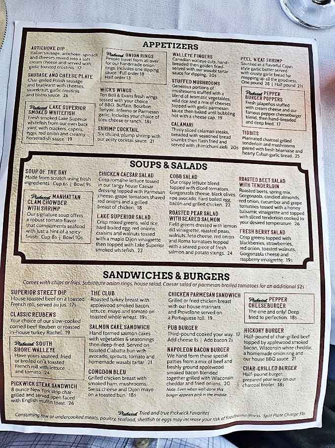 The menu reads like a love letter to classic American cuisine, with regional specialties and chargrilled masterpieces that have kept locals coming back for generations.