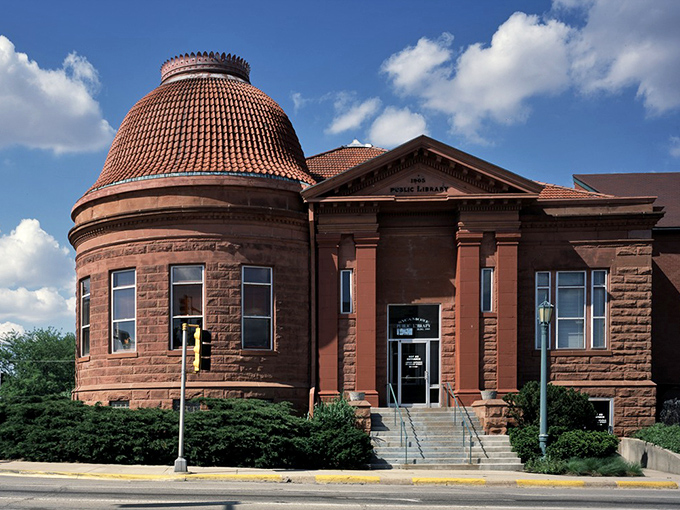The Sycamore Public Library stands as a testament to when communities built beautiful structures for knowledge, not just Instagram backdrops.
