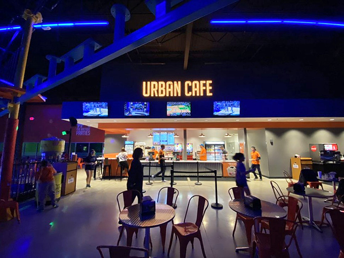The Urban Cafe stands ready to refuel exhausted jumpers with the kind of comfort food that makes physical exertion worthwhile and delicious.