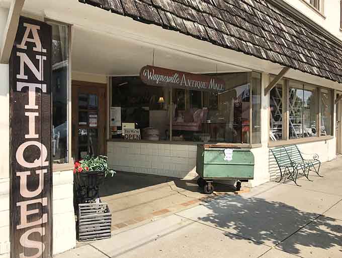 Waynesville Antique Mall beckons with promises of vintage treasures and the kind of browsing that makes time disappear completely.