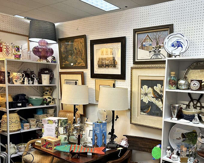 Each vendor booth is a carefully curated mini-museum, showcasing collections that represent years of passionate hunting and an eye for quality that's increasingly rare these days.