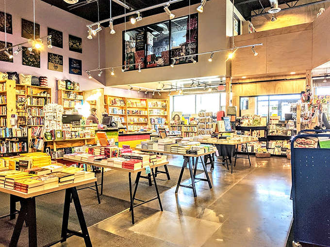 Books arranged with both meticulous organization and serendipitous discovery in mind&mdash;find what you need or stumble upon what you didn't know you wanted.