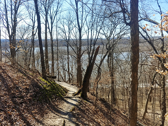 Nature's stairmaster with a view! This winding trail promises burning thighs and breathtaking vistas as equal rewards.
