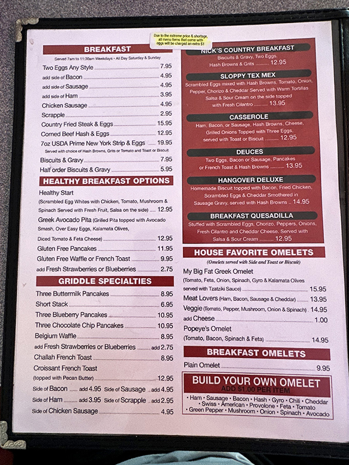 The breakfast menu reads like poetry for hungry souls &ndash; from hangover cures to healthy options, all served with a side of nostalgia.