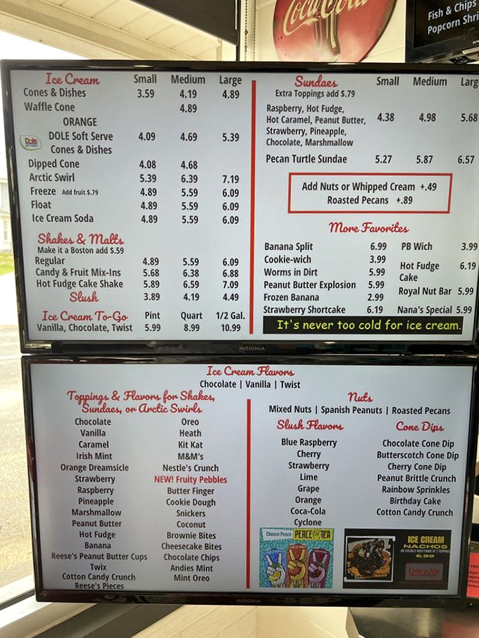 The menu board reads like a greatest hits album of American comfort classics &ndash; no fancy fusion, just the timeless headliners that never go out of style.