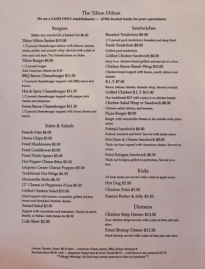 The menu doesn't mess around &ndash; straightforward American classics executed with no-nonsense perfection.