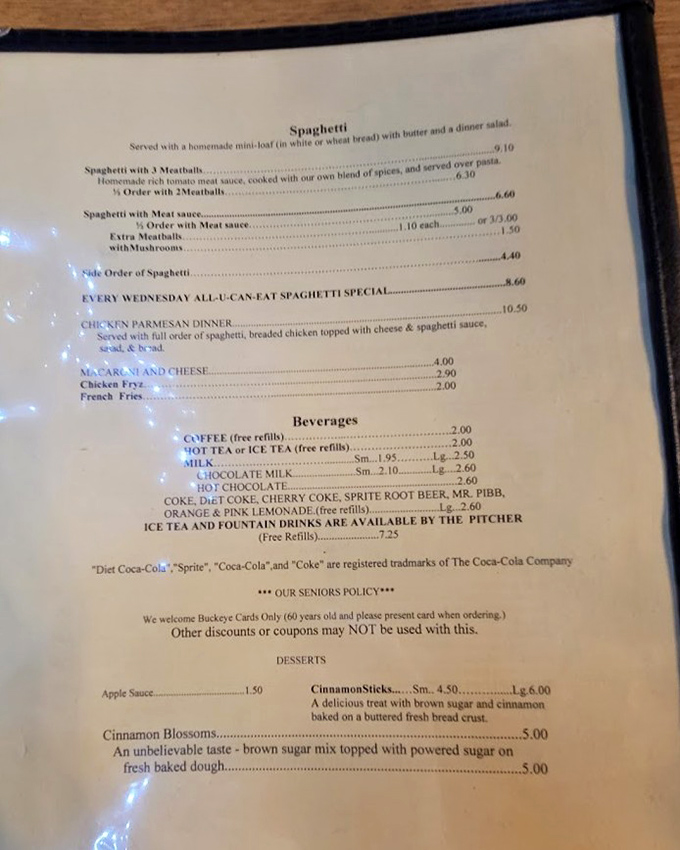 No fancy frills here, just honest-to-goodness menu options that have kept locals coming back for generations.