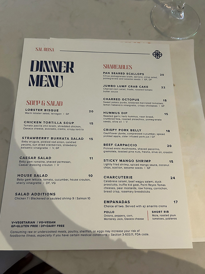 Menu: A culinary roadmap to Caribbean bliss &ndash; each dish on Sal Rosa's menu tells a story of flavor that would make even a strict judge smile.