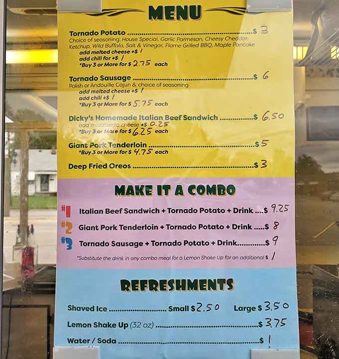 A treasure map of deliciousness &ndash; from loaded fries to signature sundaes, this menu board holds the key to your next food obsession.