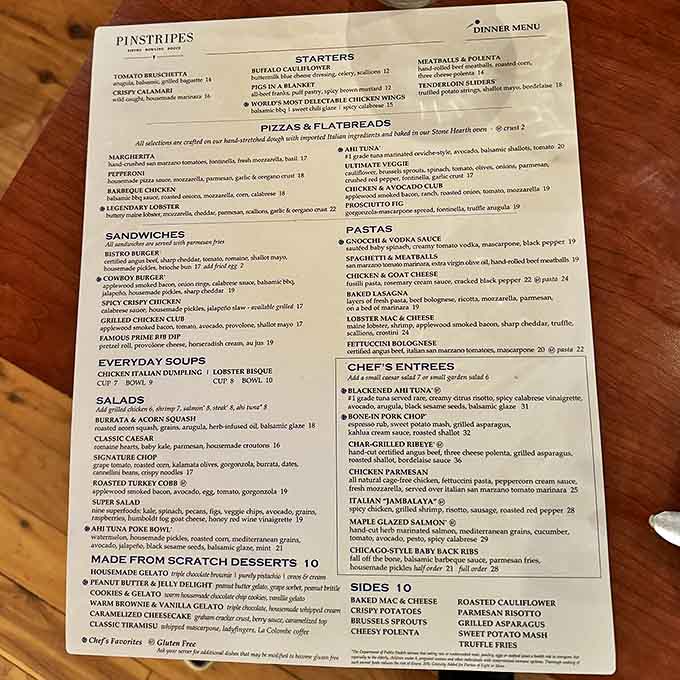 A menu that reads like an Italian love letter &ndash; from bruschetta to tiramisu, each dish promises authentic flavors with modern flair.