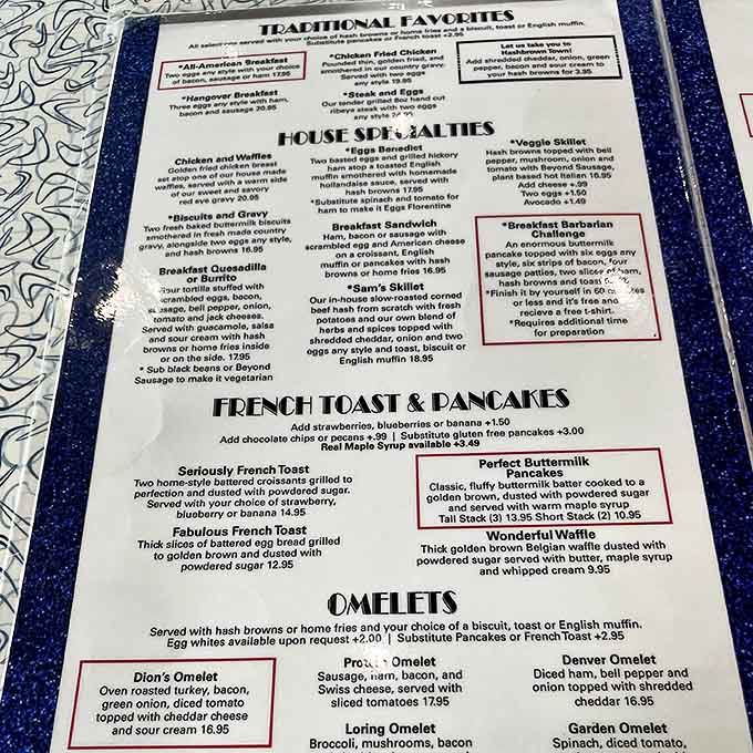 A menu that reads like a love letter to comfort food classics, with breakfast served all day &ndash; as civilization demands.