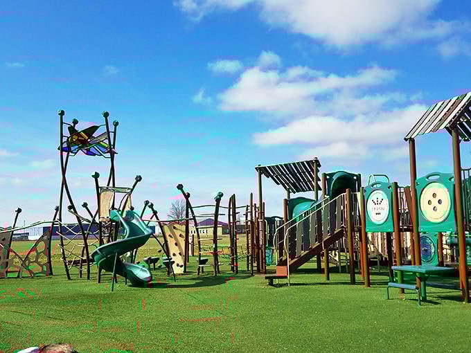 Not your average jungle gym! This imaginative play structure combines climbing challenges with whimsical design elements for all-day exploration.