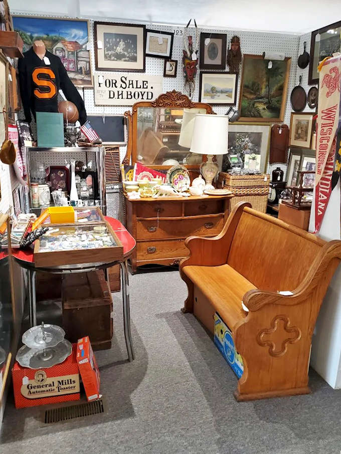 That bamboo chair isn't just seating &ndash; it's a 1960s statement piece waiting to become the conversation starter in your living room.