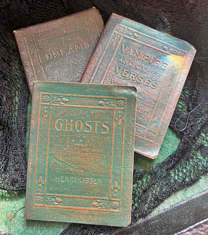 These aren't just books &ndash; they're portable time machines. "Ghosts," "Dreams," and "Vampire and Other Verses" wait to transport curious readers to bygone eras.