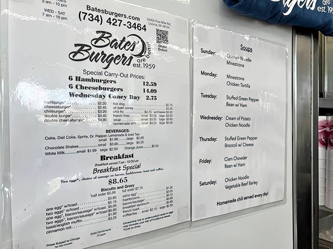 A menu that hasn't needed updating because perfection doesn't require innovation&mdash;just consistency and quality ingredients.