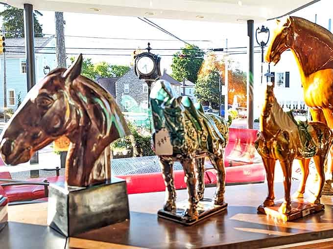 These aren't just decorative horses &ndash; they're time travelers from another era, each figurine telling its own story through meticulously crafted details.
