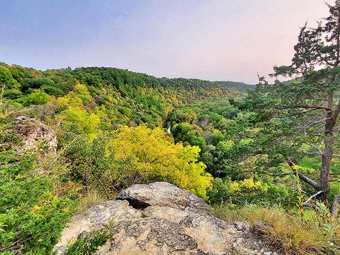 Mother Nature showing off her best work &ndash; a vista so stunning it makes you forget you just hiked uphill for 45 minutes.