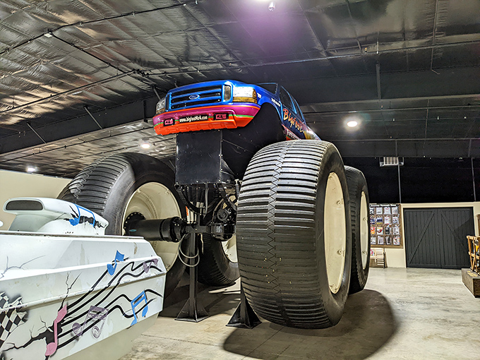 Bigfoot 5 doesn't just crush cars &ndash; it crushes expectations! Those tires are taller than most NBA players and twice as impressive.