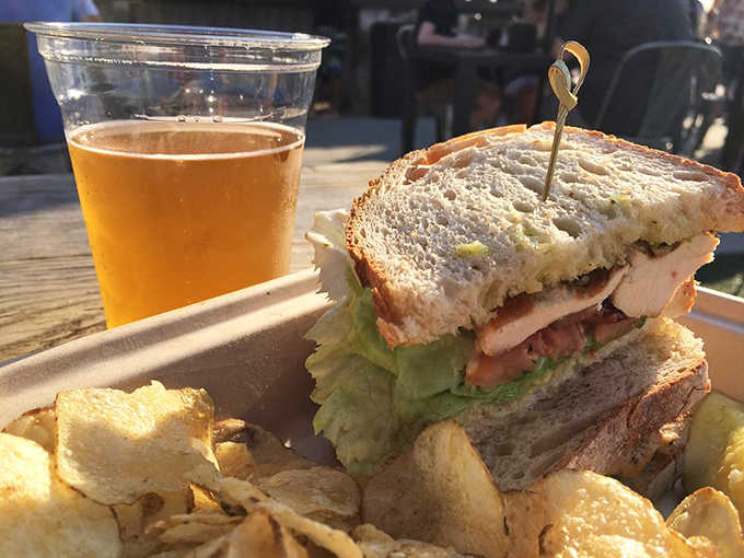 This chicken bacon avocado creation stacks up like a delicious Jenga tower you actually want to see fall apart in your mouth.