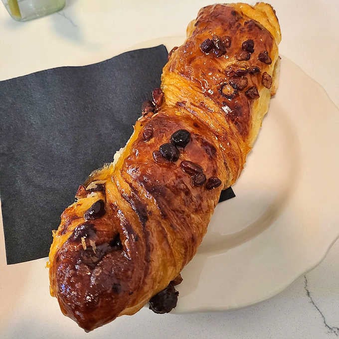 This cinnamon chocolate twist isn't just a pastry, it's what would happen if butter and chocolate eloped and had a deliciously flaky love child.