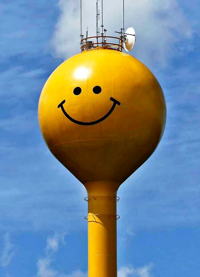 Up close and personal with Wisconsin's happiest public utility. Those simple eyes and smile have charmed generations of visitors.