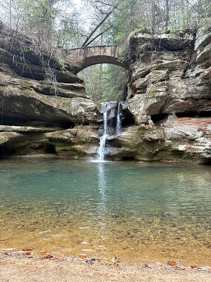 The perfect swimming hole? Perhaps, if you enjoy refreshing temperatures that could make polar bears shiver.