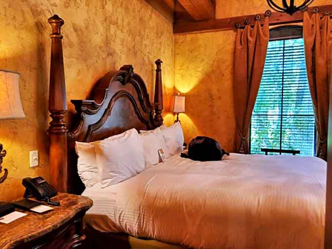 This isn't just a bed &ndash; it's a cloud disguised as furniture, complete with a headboard that could tell stories of Italian craftsmanship.