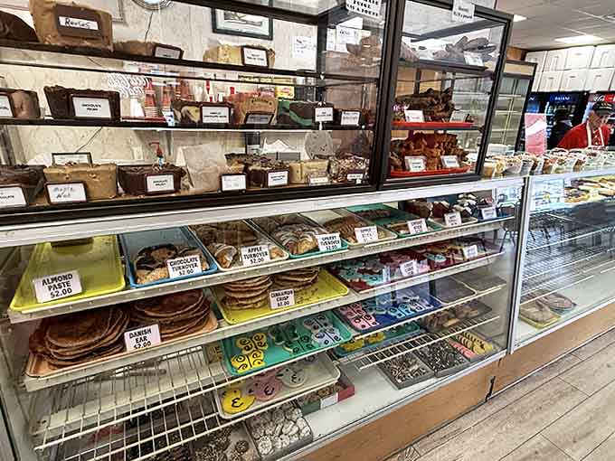 The display case at Goodale's isn't just a showcase—it's a museum of edible art where calories don't count and diet plans go to die happy deaths.