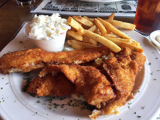 Golden-fried fish with a side of nostalgia, because sometimes the best meals are the simplest ones.