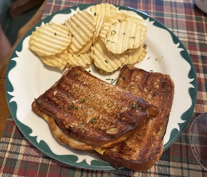This isn't just any grilled cheese &ndash; it's the golden-brown, perfectly melted masterpiece that makes you wonder why anyone would ever eat anywhere else.
