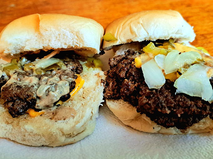Burger perfection doesn't need fancy toppings. These slider-style beauties let quality beef and classic condiments do all the talking.