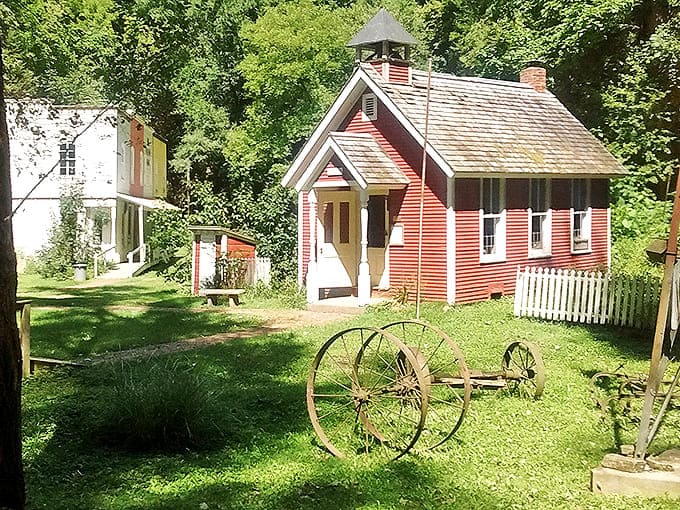 These colorful historic buildings aren't just pretty facades &ndash; they're time capsules where the past meets present in Fulton.