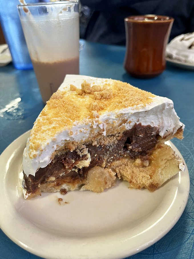 This isn't just dessert, it's an edible memory &ndash; layers of chocolate decadence topped with cloud-like whipped cream.