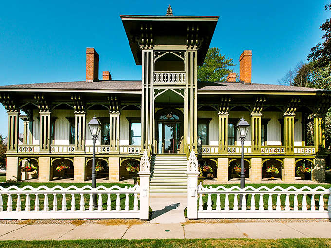 The Honolulu House stands as Michigan's most delightful architectural identity crisis—tropical dreams in Midwestern reality.