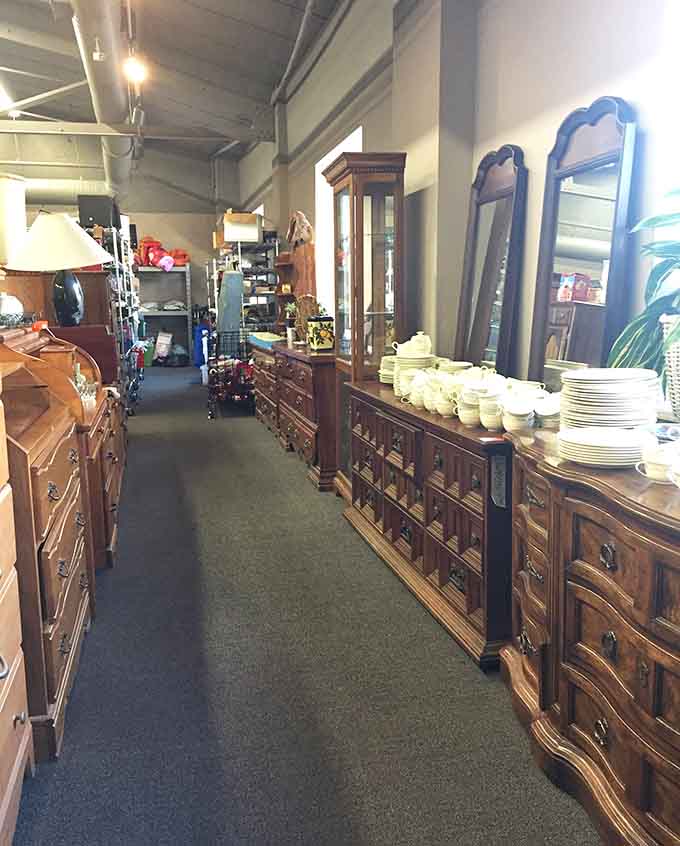 These vintage dressers have more character in one drawer than most modern furniture has in its entire existence, and the prices won't make you cry.