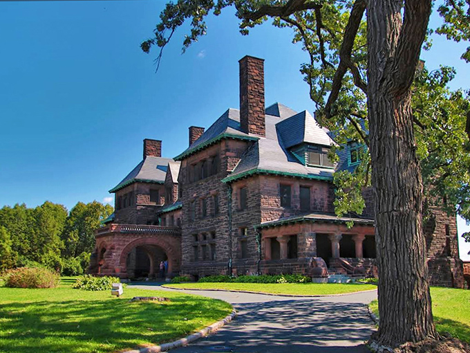 The James J. Hill House stands as Summit Avenue's undisputed architectural heavyweight – 36,000 square feet of limestone swagger and Gilded Age ambition.