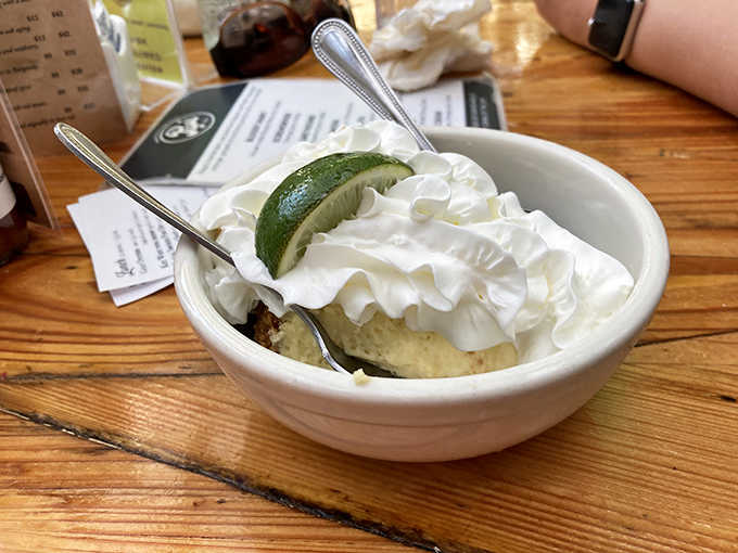 Key Lime Pie: The holy grail of Florida desserts &ndash; a cloud of tart-sweet perfection topped with whipped cream and a lime slice that says "vacation" in every bite.