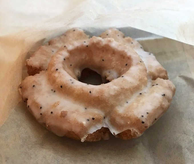 This lemon poppyseed buttermilk donut isn't just breakfast&mdash;it's edible sunshine with a texture that makes you question all other breakfast choices.