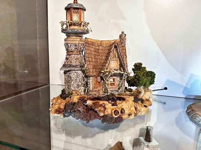 This whimsical pebble house with its intricate stone chimney looks like it was plucked straight from a fairy tale. Hobbit-approved housing at its finest!