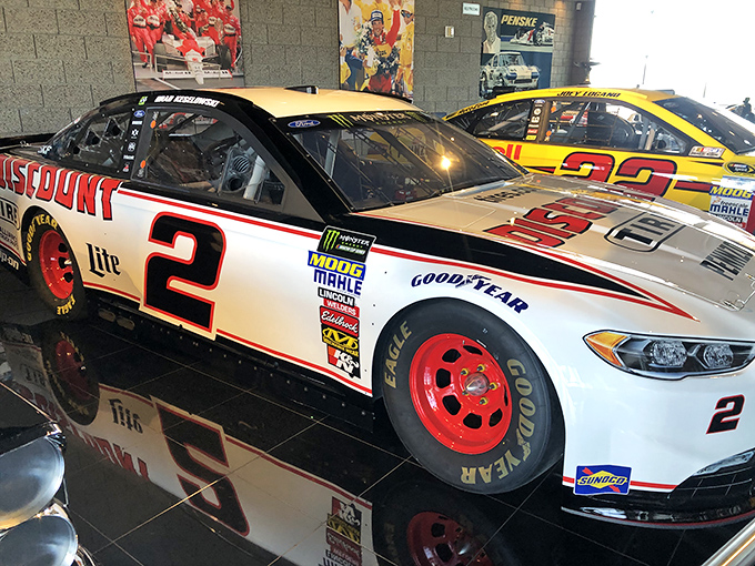 This isn't just any race car &ndash; it's the #2 Discount Tire NASCAR, a 200-mph office where drivers make split-second decisions with nerves of steel.