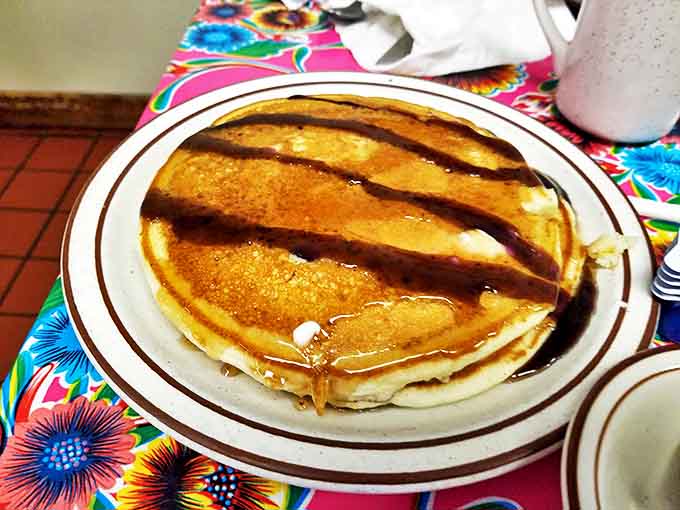 These pancakes aren't just breakfast, they're an experience &ndash; fluffy clouds of goodness drowning happily in rivers of syrup.