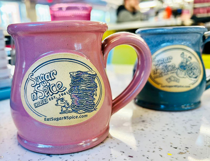 Pink Mug: These colorful ceramic mugs aren't just vessels for coffee; they're mood-enhancing devices disguised as dishware. The pink one's particularly photogenic.
