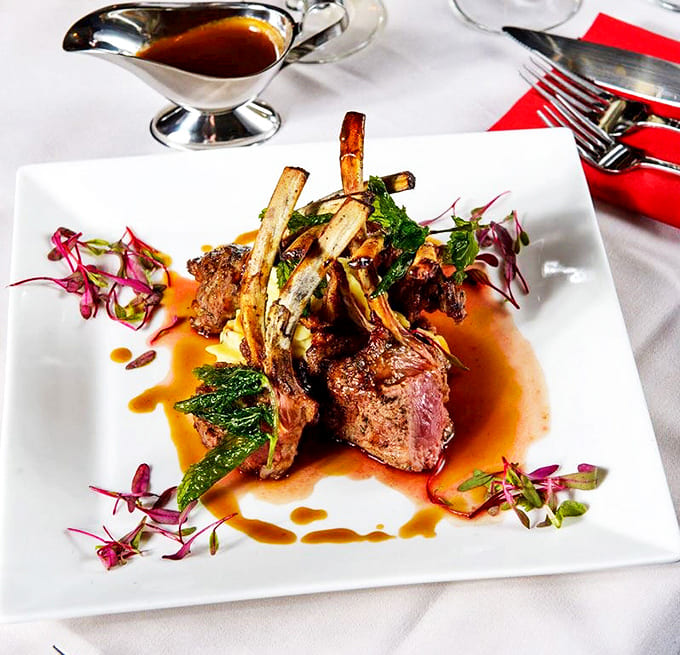 This rack of lamb isn't just dinner &ndash; it's edible architecture, a masterpiece of protein and presentation that makes your camera eat first.
