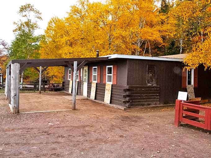 This unassuming structure serves as gateway to underground adventure, where modern visitors prepare to step back into the 1800s.